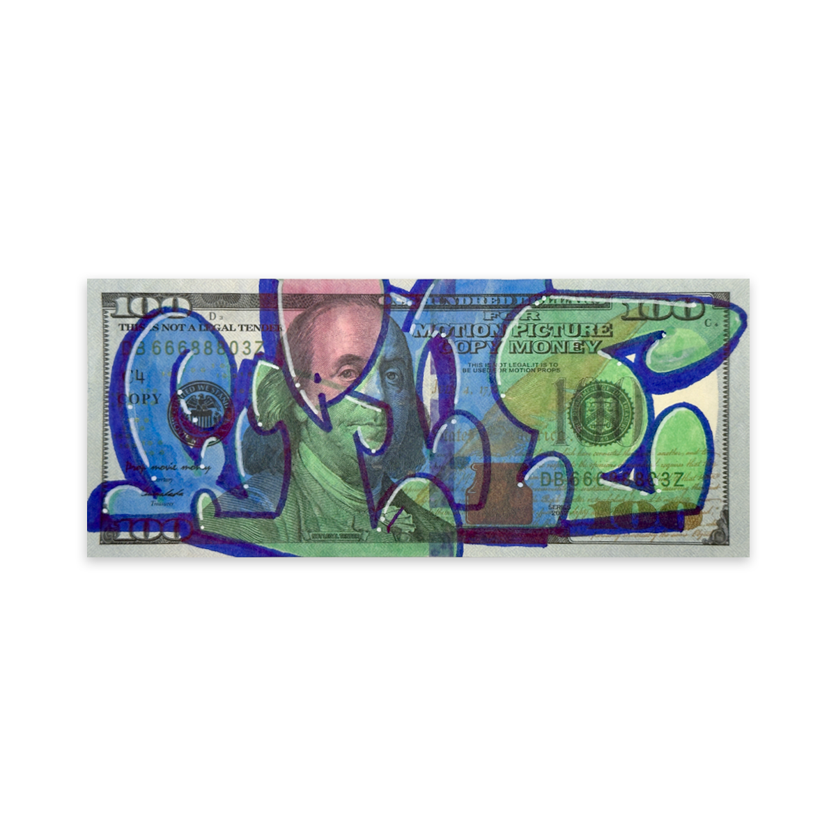 Fake Notes $100 – Ben Eine