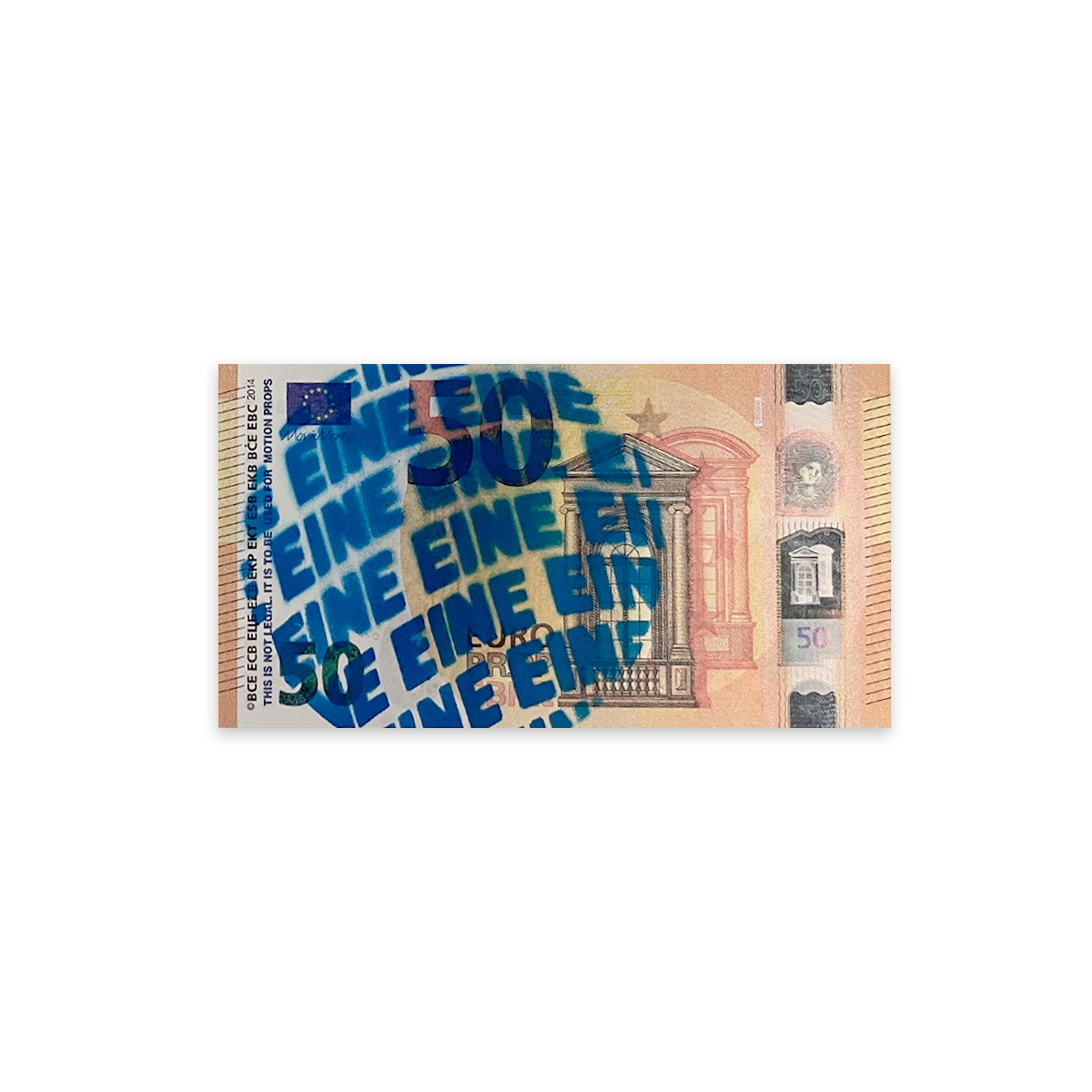 Fake Notes €50 – Ben Eine