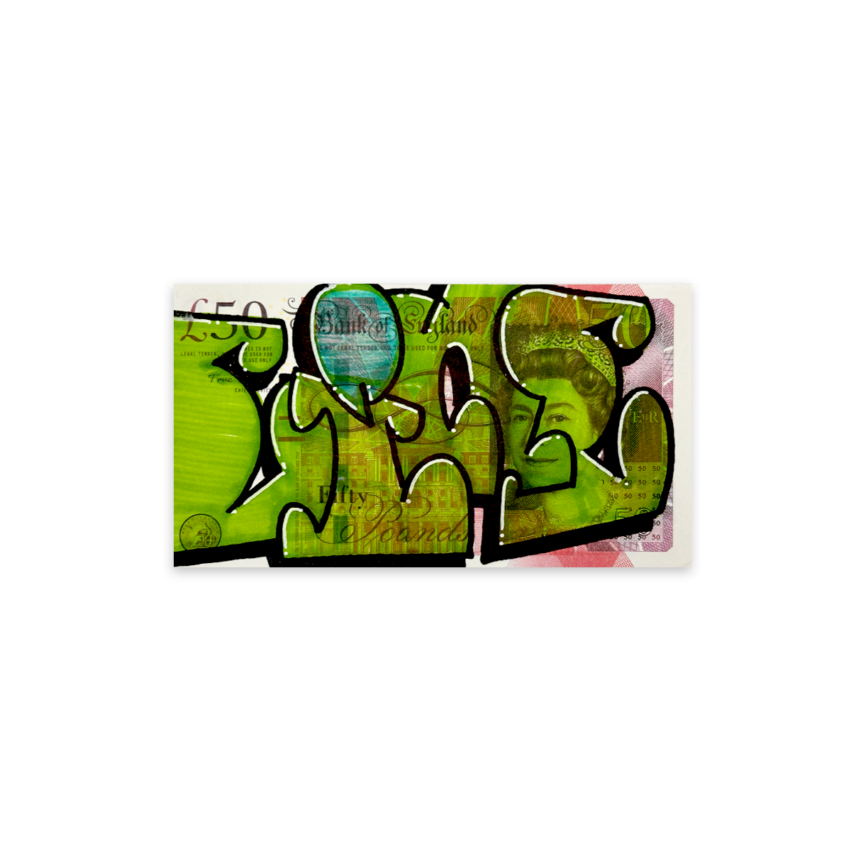 Fake Notes £50 – Ben Eine