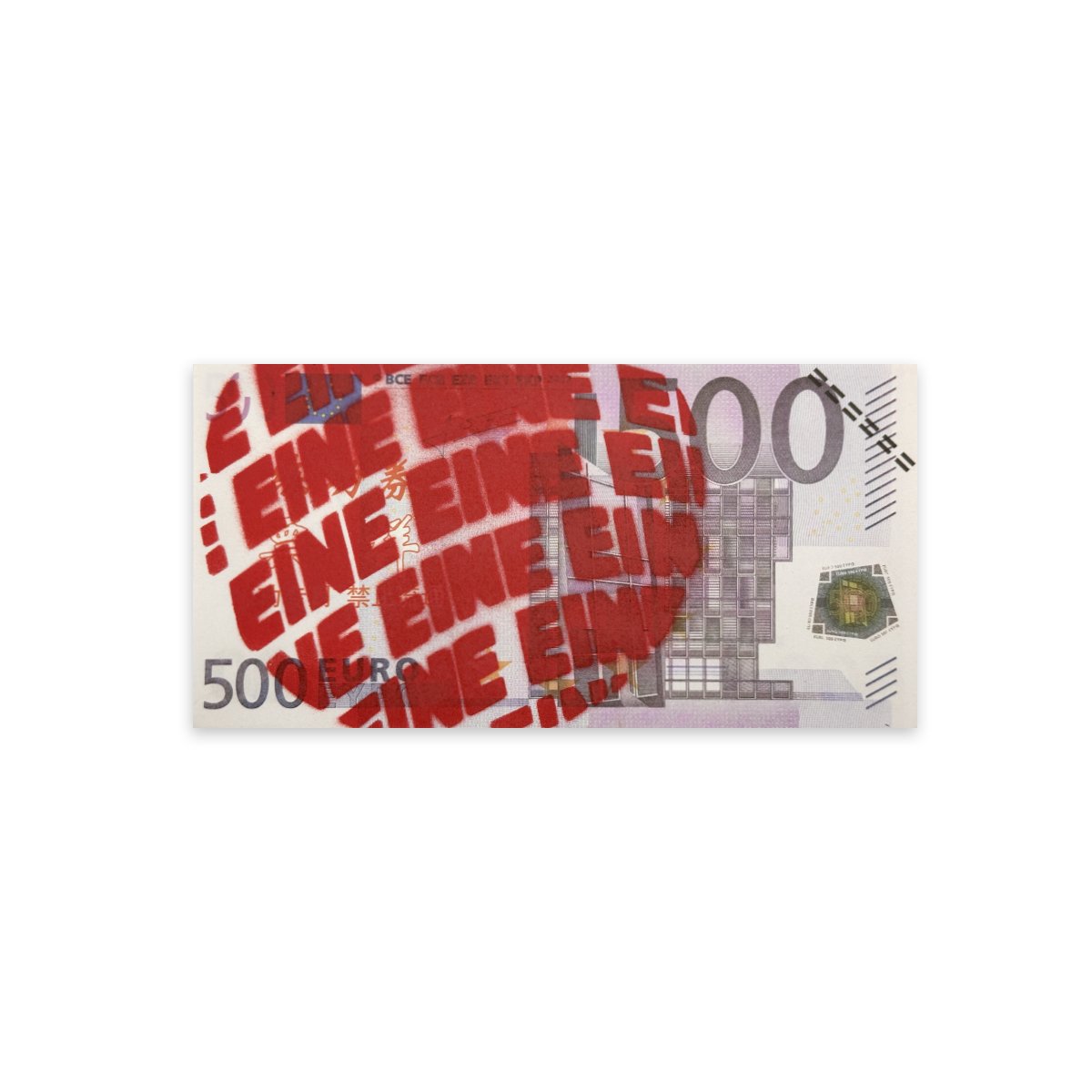 Fake Notes €500 – Ben Eine