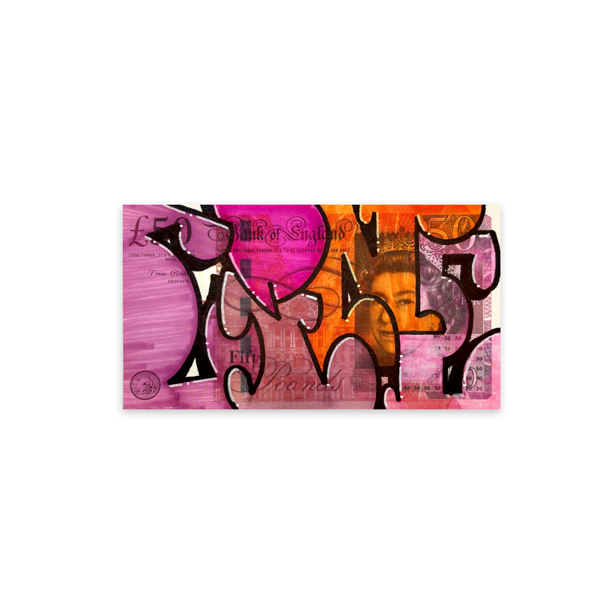 Fake Notes £50 – Ben Eine