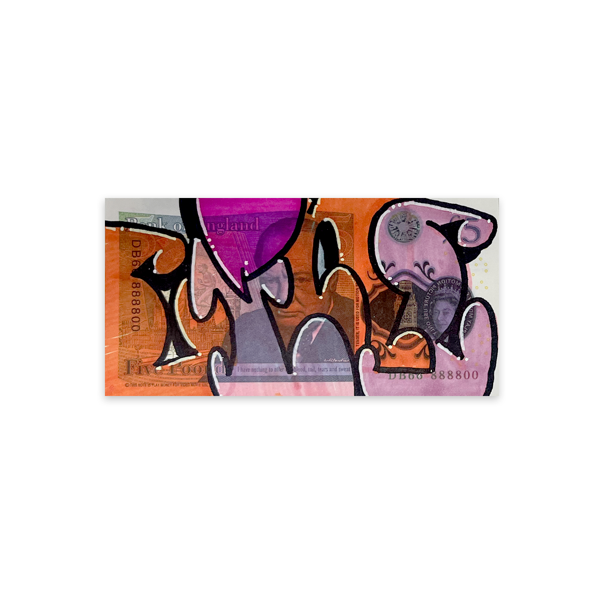 Fake Notes £5 – Ben Eine